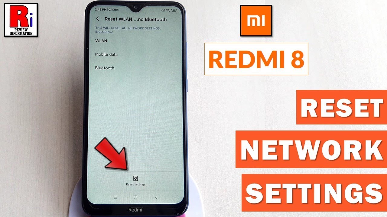 How To Reset Network Settings In Xiaomi Redmi 8 YouTube How To Reset Network Settings In Xiaomi Redmi 8 YouTube