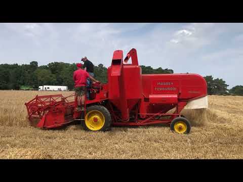 Massey Ferguson 780 Special Combine Harvester - YouTube