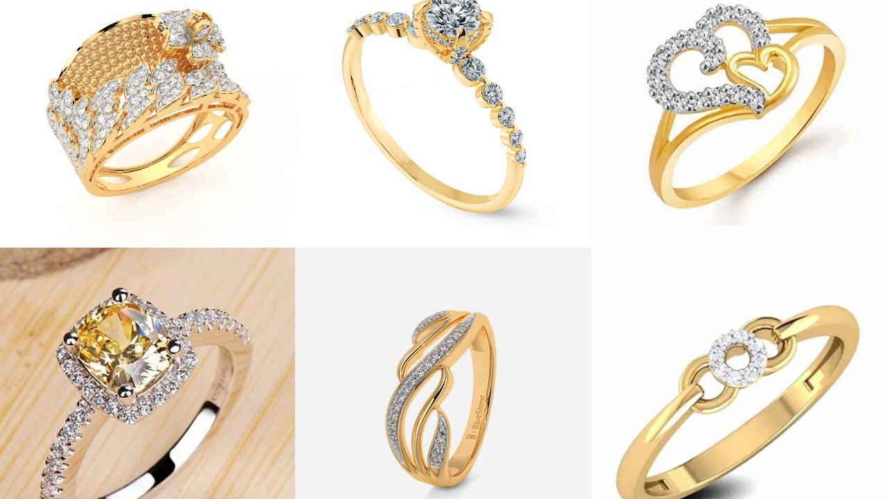 Daily wear Gold ring Designs 2025 🥰 | beautiful Gold ring design | bridal gold ring designs 💍💕 ...