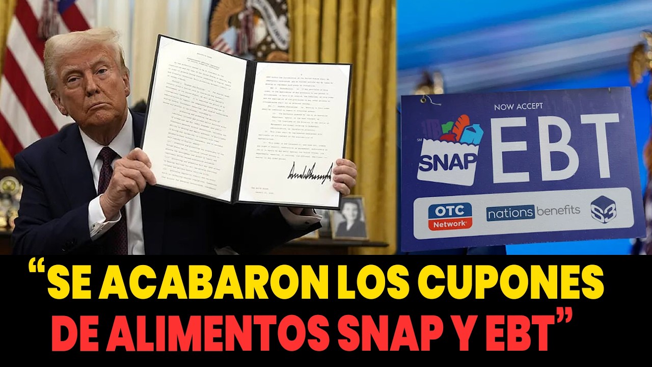 Trump firma una importante reforma del SNAP: recortes, normas laborales ...