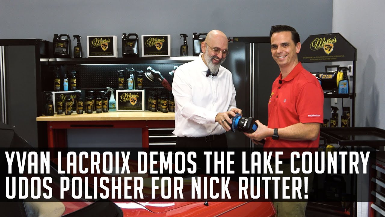 Yvan Lacroix demos the Lake Country UDOS Polisher for Nick Rutter! - YouTube