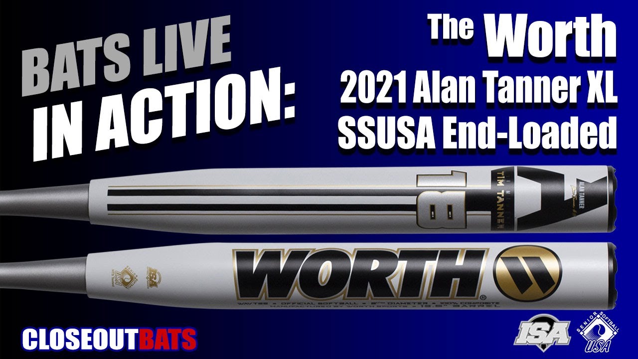 Closeoutbats.com Worth AT Alan Tanner XL End Loaded Slowpitch Bat SSUSA ...