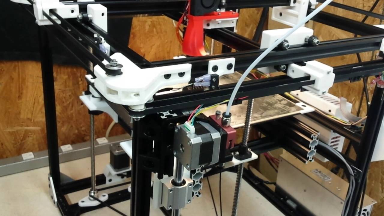 XDrive 3d printer, the design evolves - YouTube