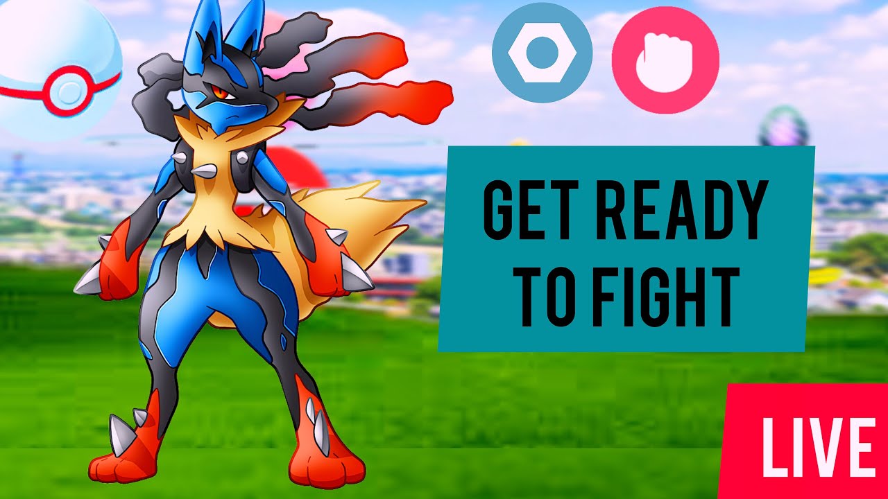 Mega Lucario Raid day 💪 🔴 Pokémon Go Live - YouTube
