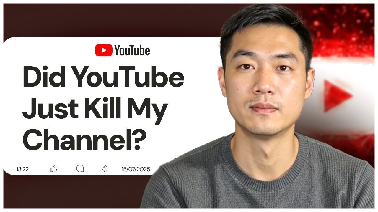 Did YouTube Just Kill My Channel? (New Policy Explained) - YouTube