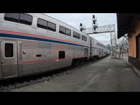 Amtrak Train #6 California Zephyr in Martinez Ca 12/26/23 - YouTube