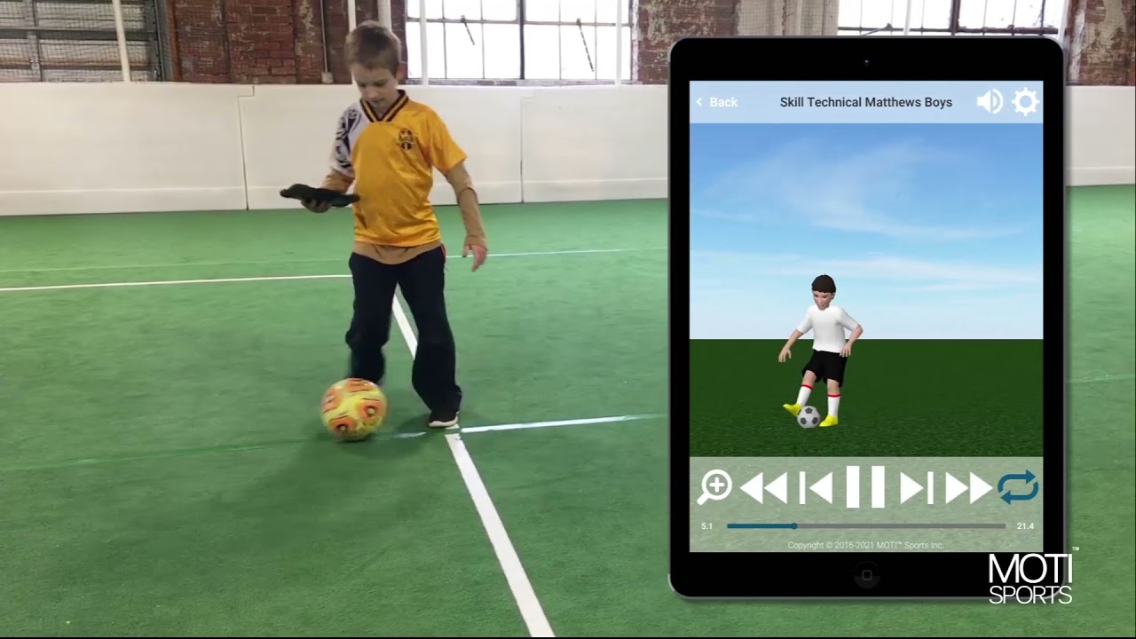 MOTI Sports - 3D Soccer Training Platform - YouTube