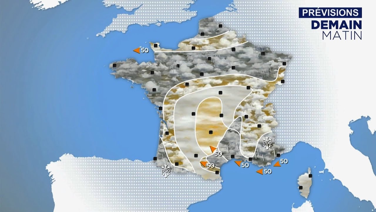 prévision météo France pour Demain le Mercredi 12 Février 2025 - YouTube