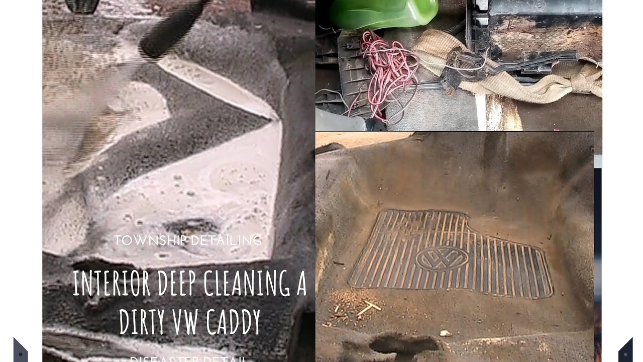 Deep cleaning a dirty work mini truck|filthy carpet|steaming - YouTube