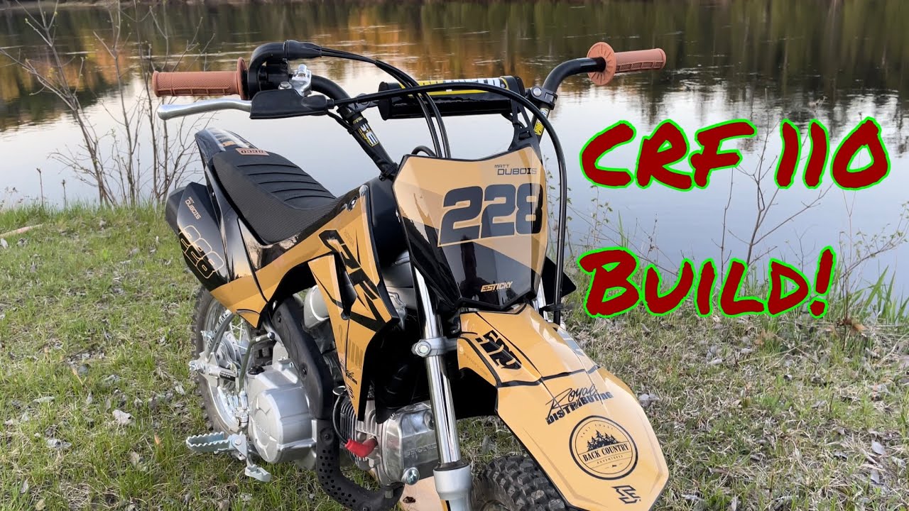 2022 CRF 110 Pit Bike Build! - YouTube