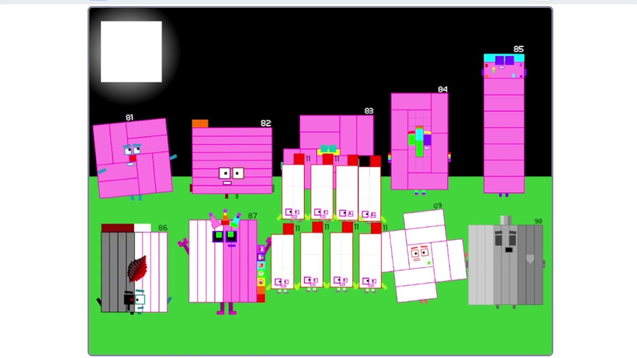 Numberblocks band 81 - 90 (BRANDNEW) - YouTube