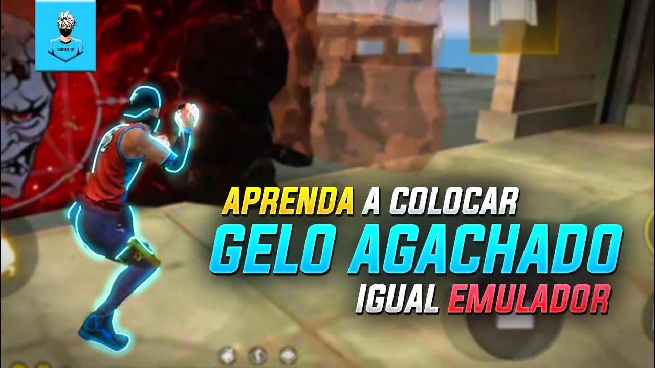 COMO COLOCAR GELO AGACHADO IGUAL EMULADOR | FREE FIRE TUTORIAIS - YouTube