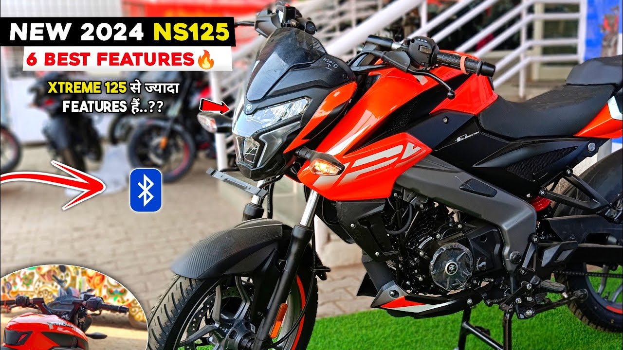 125Cc में 6 New Best Features के साथ Pulsar Ns125 2024 Model Orange ...