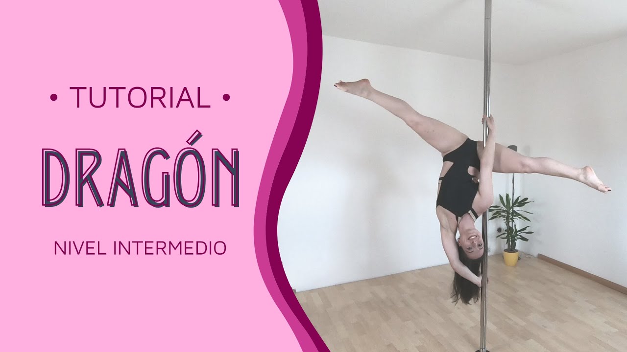 POLE DANCE tutorial: DRAGÓN / HANG GLIDER (nivel intermedio, en español) - YouTube