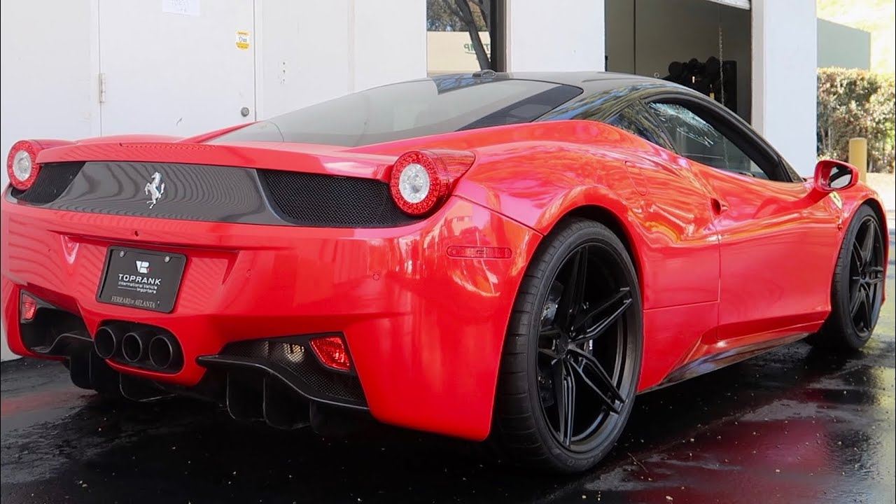 I lowered my Ferrari 458 and got NEW Wheels! - YouTube