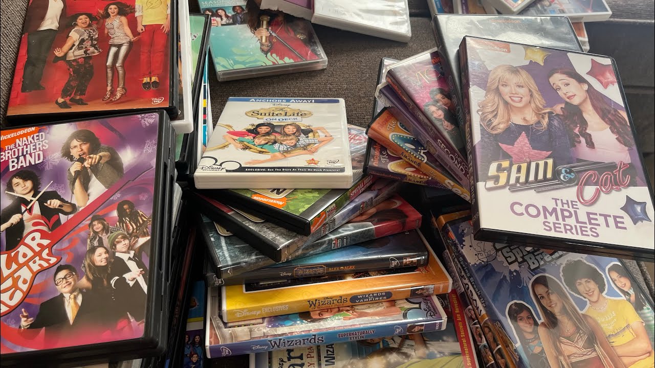 My Nickelodeon and Disney Channel Shows DVD Collection - YouTube
