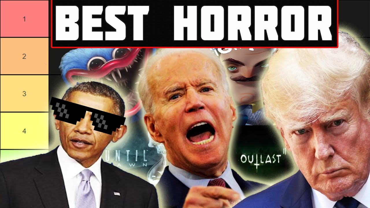 US Presidents Make a VERY HORROR TIER LIST!!! - YouTube