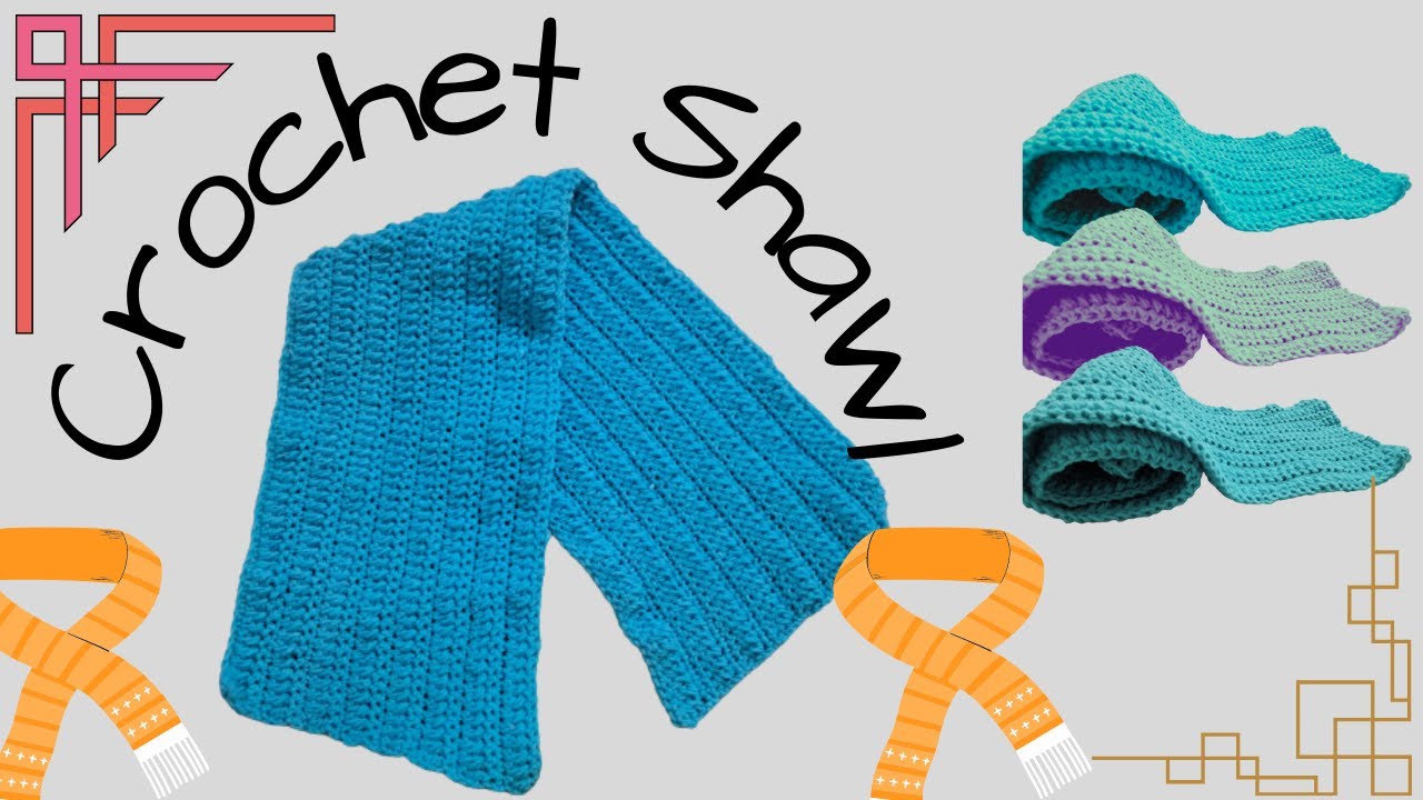 Crochet Shawl | Crochet Scarf | Crochet Tutorial | Club Crafteria - YouTube