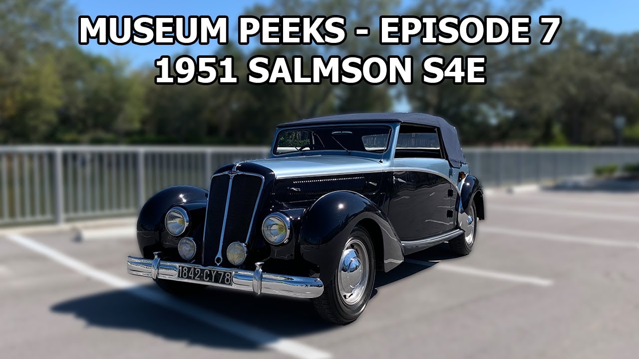 1951 Salmson S4E - Museum Peeks Episode 7 - YouTube