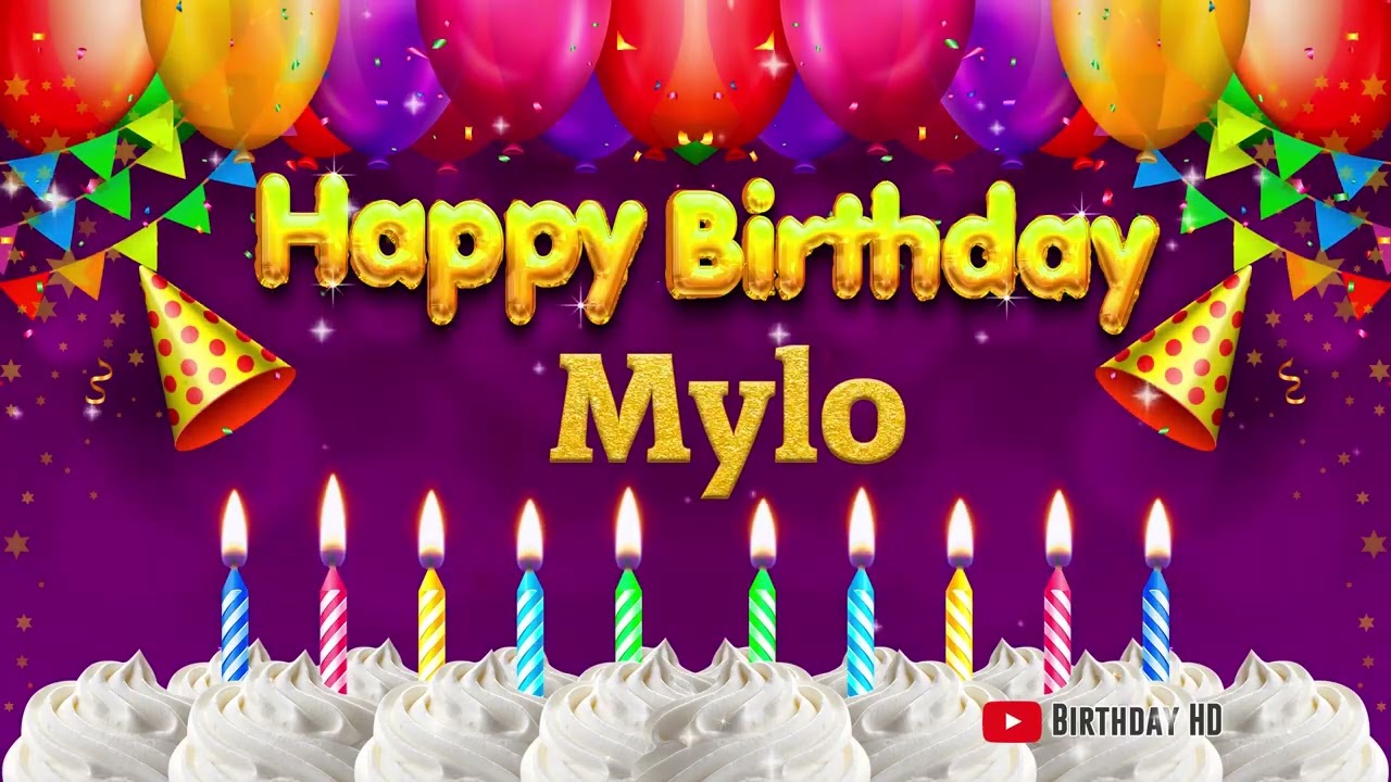 Mylo Happy birthday To You - Happy Birthday song name Mylo 🎁 - YouTube
