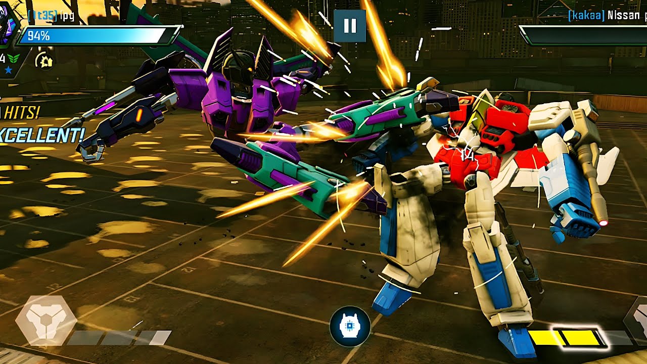 Transformers Forge To Fight Starscream Battle Gameplay - YouTube