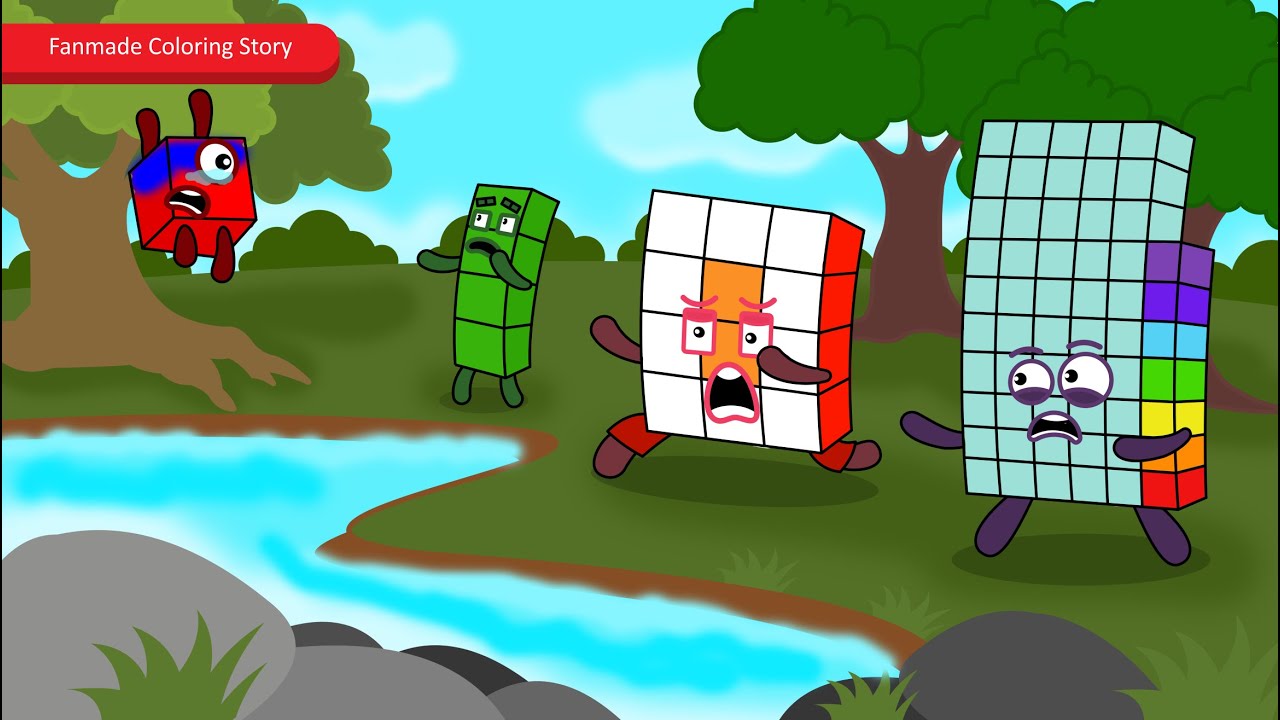 Keep hanging in there NB 1! don't let go of your grip! | Numberblocks ...