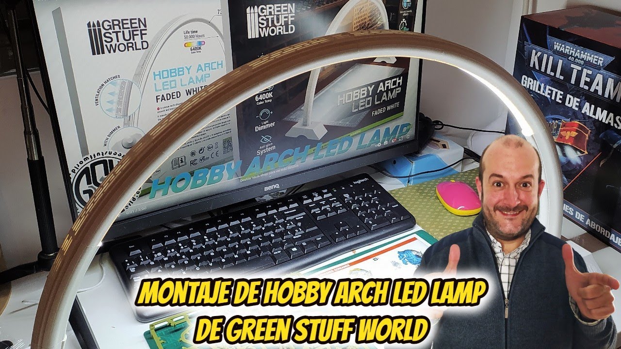 🎨Hobby Arch LED Lamp Green Stuff World | Unboxing y Montaje - YouTube