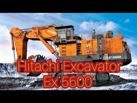 Hitachi Excavator Ex5600 - YouTube