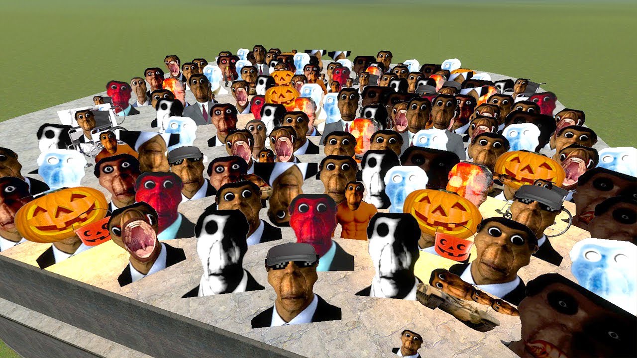 OBUNGA FAMILY SANBOX IN GARRY'S MOD - YouTube