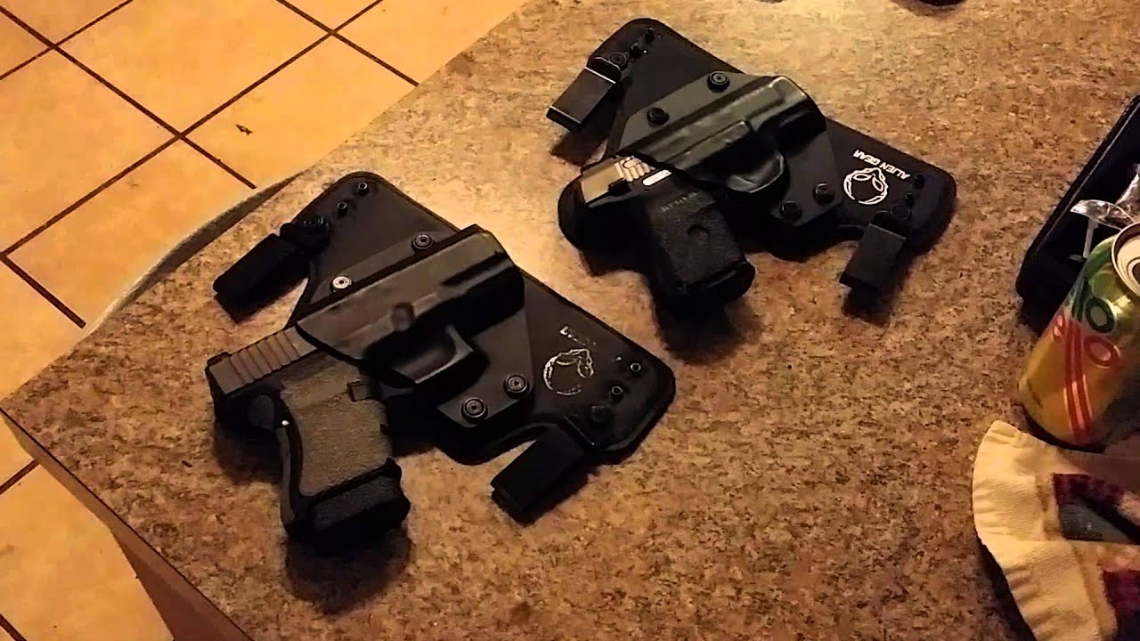 Must watch. Alien gear iwb best tuckable holster. 4 Green gun - YouTube