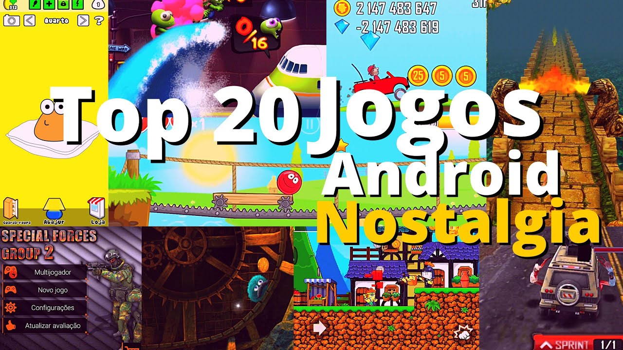 TOP 20 MELHORES JOGOS ANTIGOS PARA ANDROID PARA NOSTALGIA😭 - YouTube