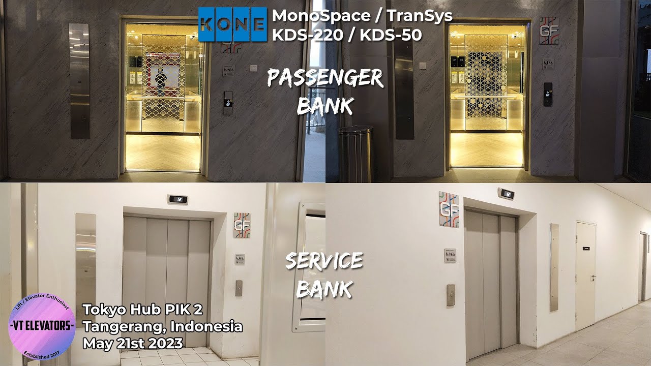 4 Brand New KONE MonoSpace & TranSys Lifts - Tokyo Hub PIK 2, Tangerang ...