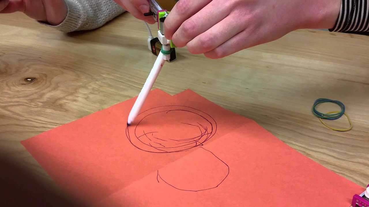LittleBits Drawing Robot - YouTube