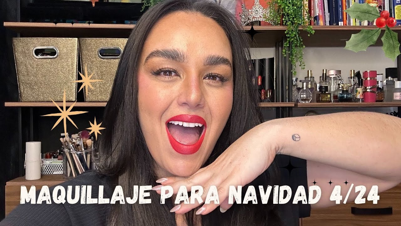 Tutorial de Maquillaje para Navidad 4 de 24 🎄 | Monica Makaco - YouTube
