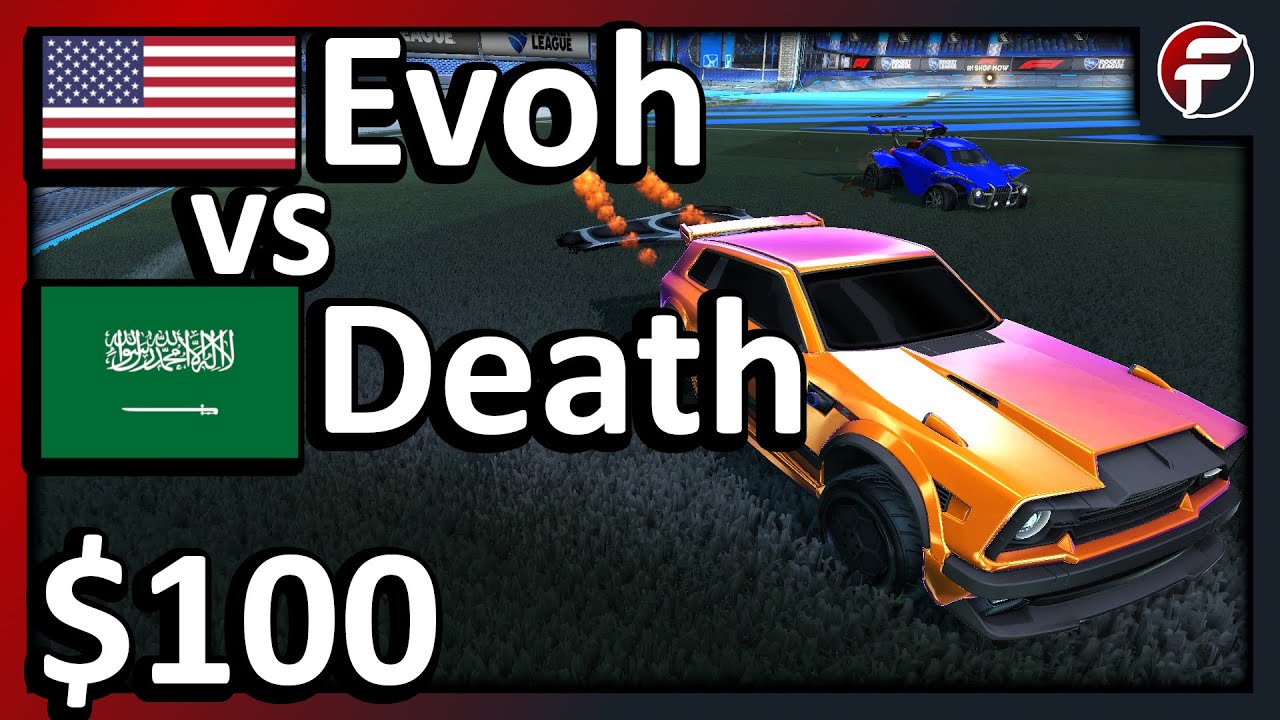 Evoh vs Death (Rank 2 ME) | $100 Rocket League 1v1 Showmatch - YouTube