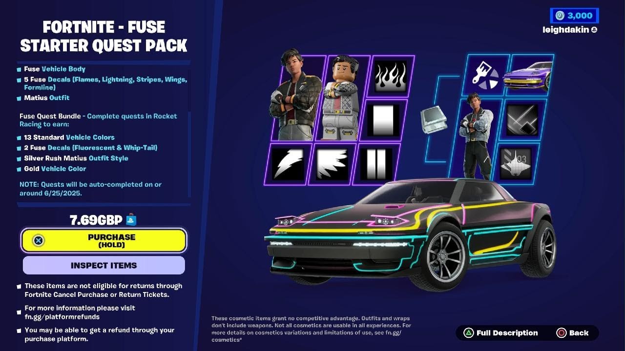 Fortnite FUSE STARTER QUEST PACK - YouTube