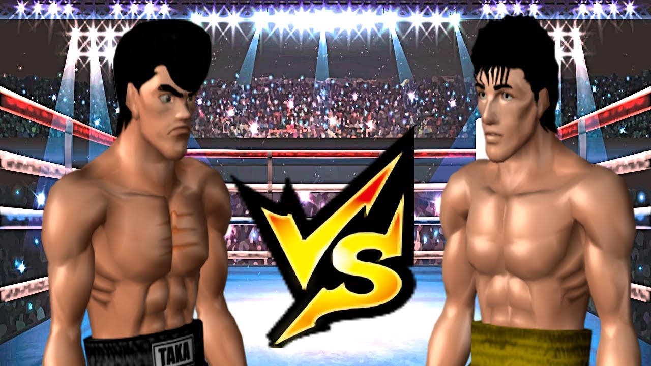 Rocky Balboa vs Mamoru Takamura - Hajime no Ippo 2 Victorious Road PS2 ...