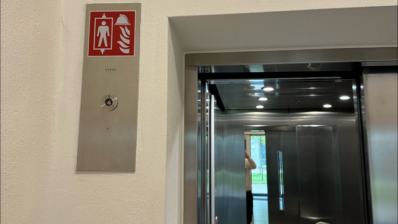 Firefighter elevator! 2019 KONE Elevator at residential building ...