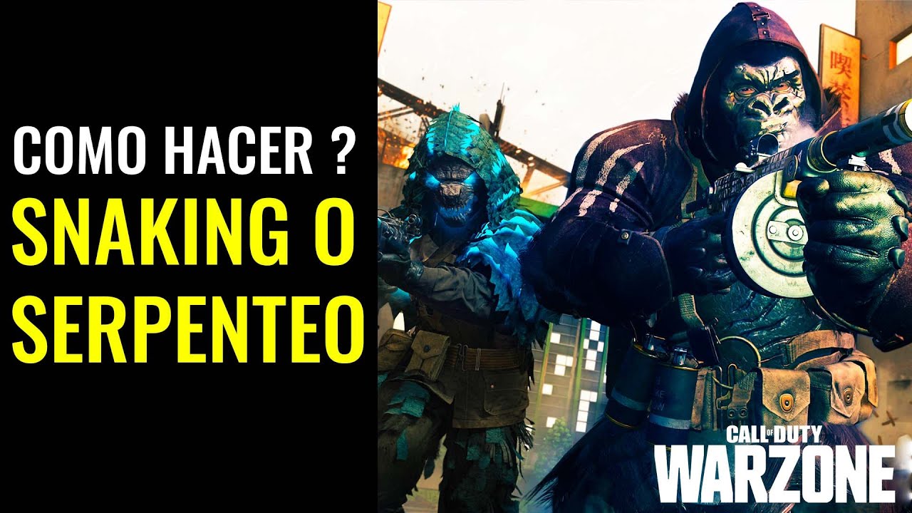 Como activar el Snaking y aprenderlo como lo hacen los pros de Warzone - PC y Consolas - YouTube