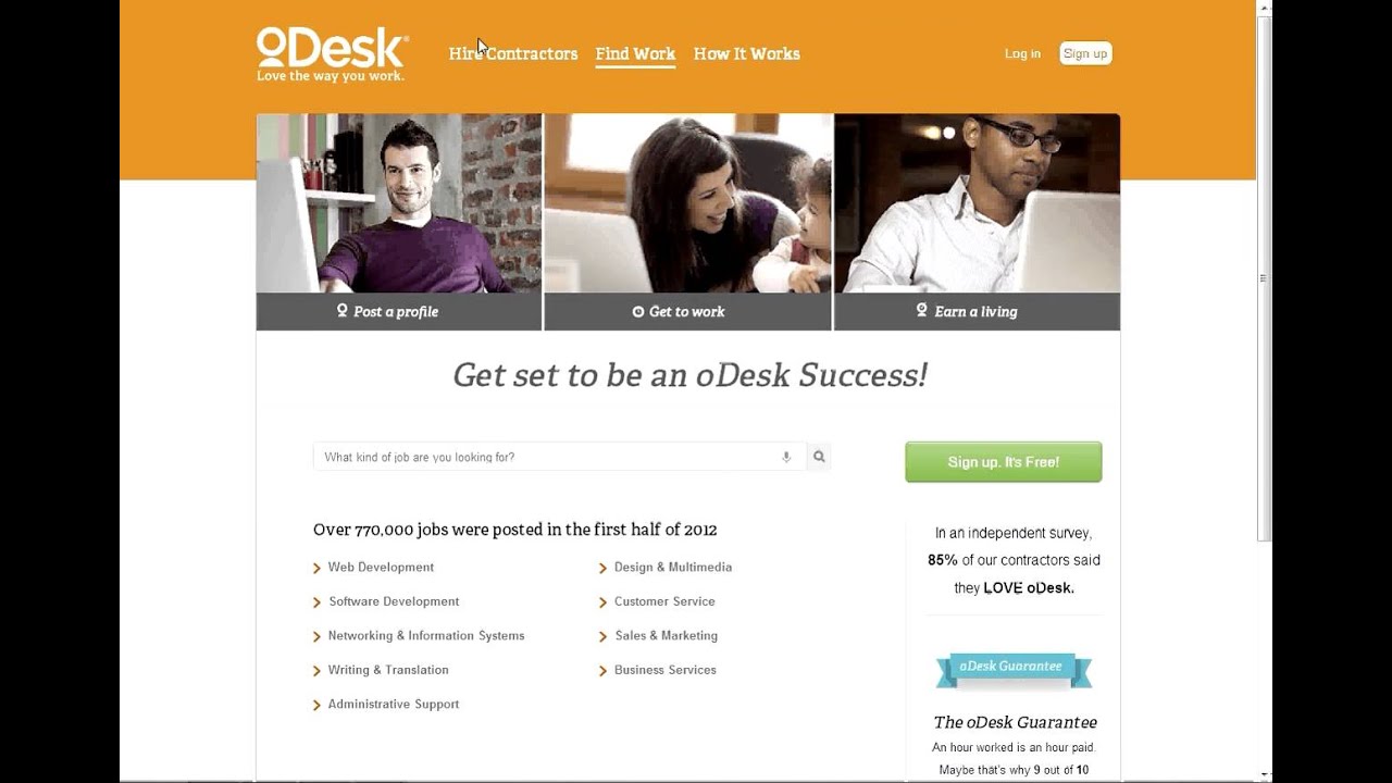 Odesk Review- Does it work or a scam? - YouTube