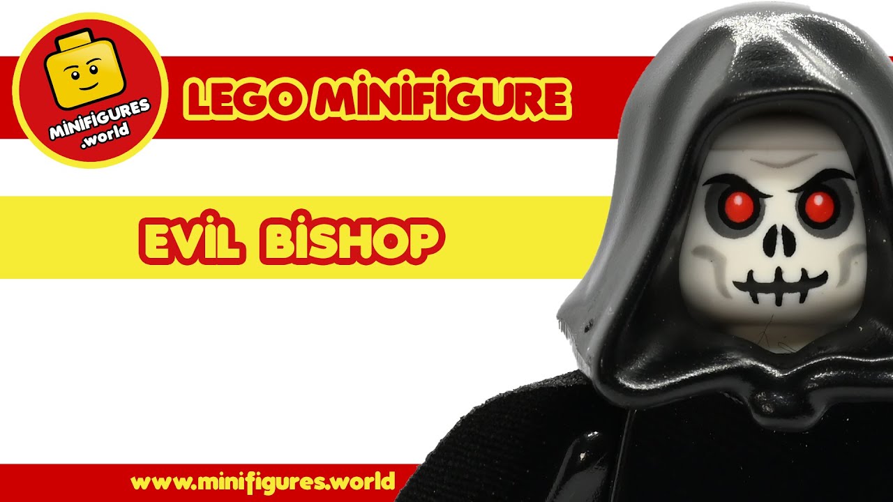 💀 LEGO minifigure: Evil Bishop (cas351) 💀 [FANTASY ERA] - YouTube
