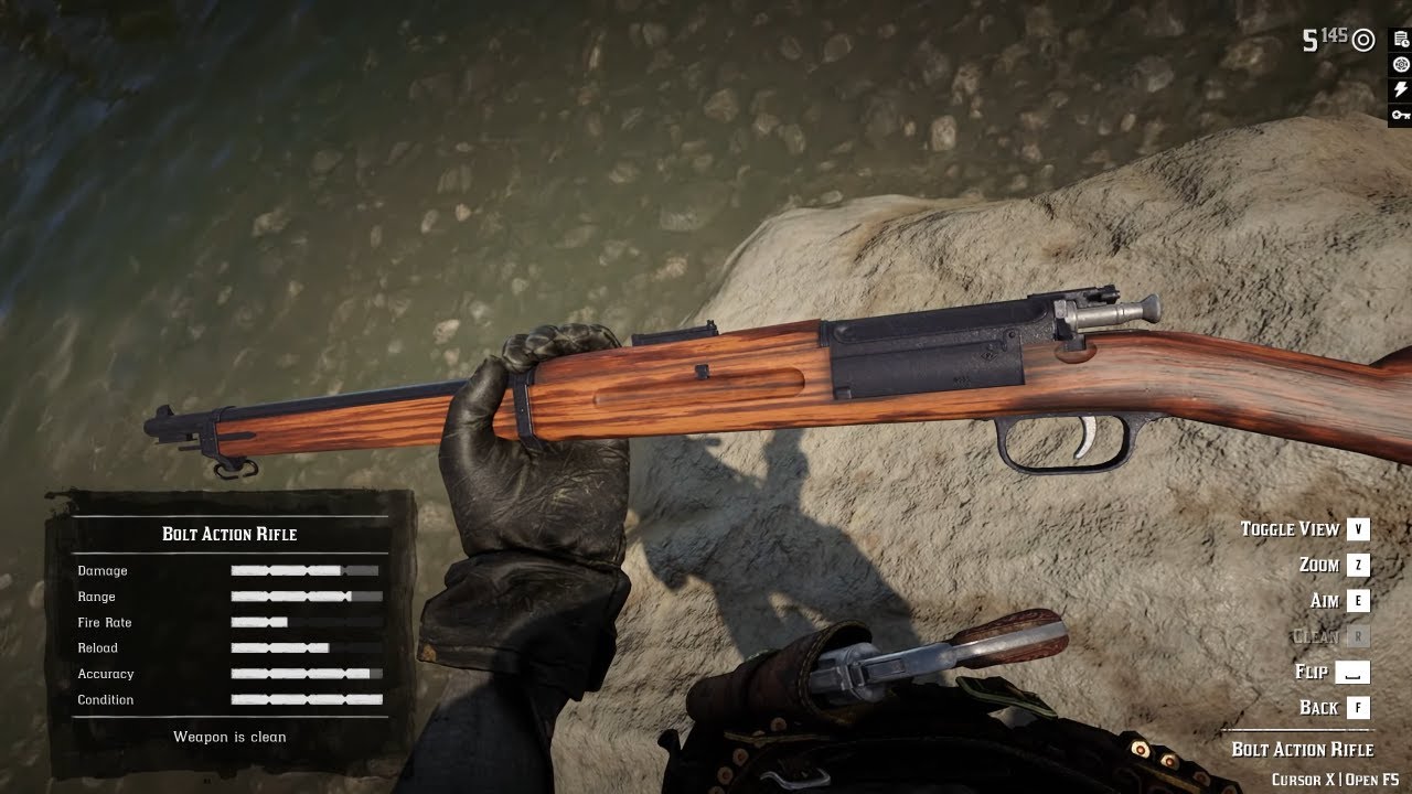 Bolt Action Rifle. #rdr2 #guns - YouTube