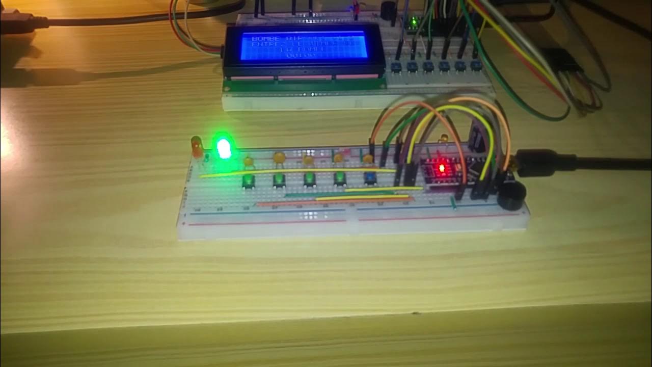 Digicode Boutons Poussoirs v1.0 - Arduino Nano - YouTube