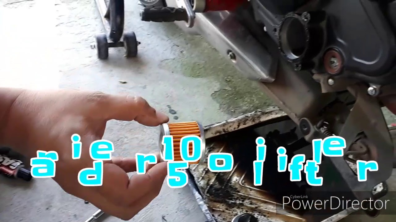 Vortex 200 Change oil filter and spark plug - YouTube