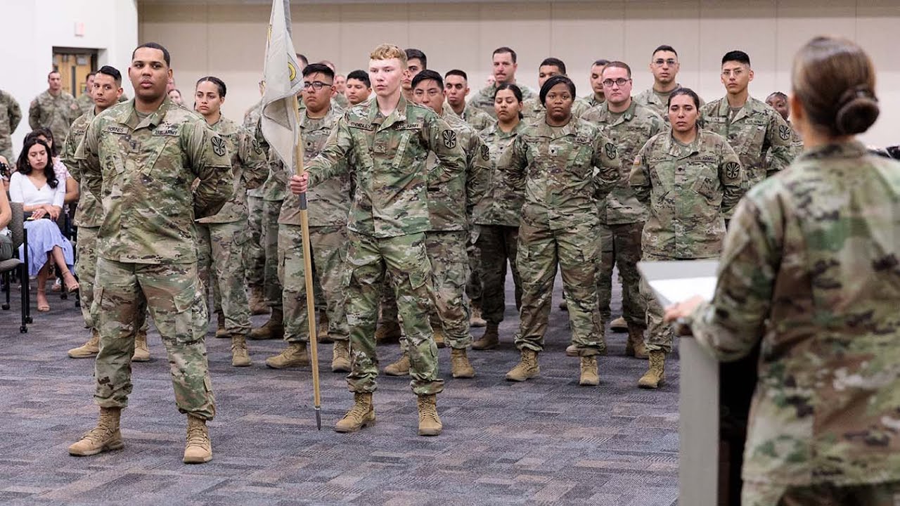 AZ National Guard's 160th FMSD Departure Ceremony - YouTube