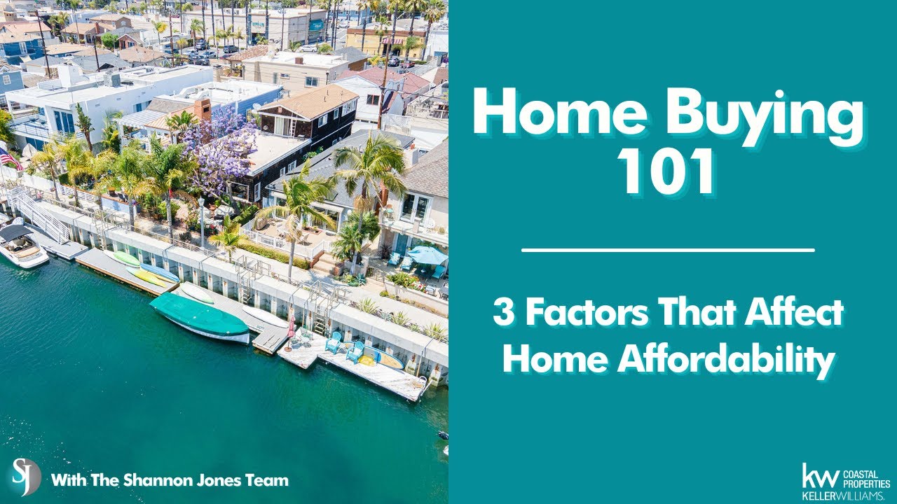 Home Buying 101: 3 Factors That Affect Home Affordability - YouTube