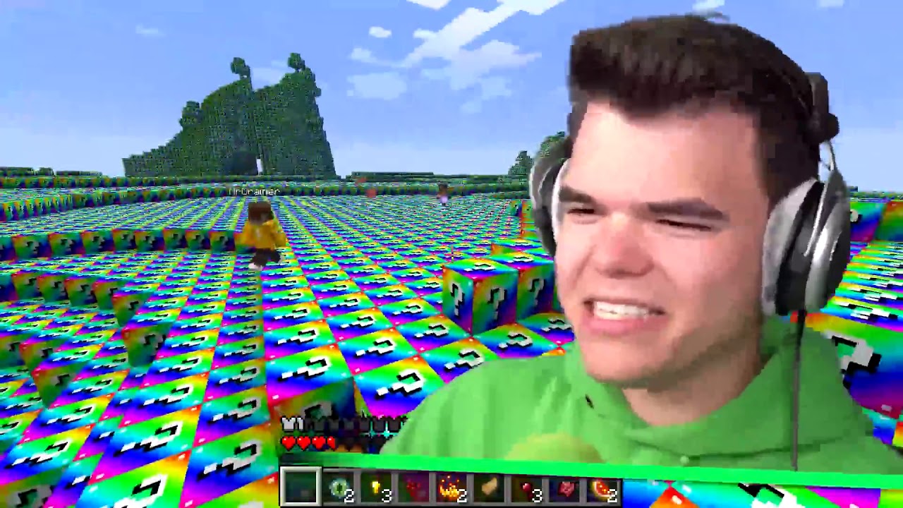 RAINBOW LUCKY BLOCK WORLD IN MINECRAFT (mod) - YouTube