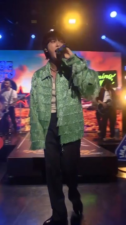 Rockstar JIN Performing Running Wild at The Tonight Show Starring Jimmy Fallon💜#jin ...