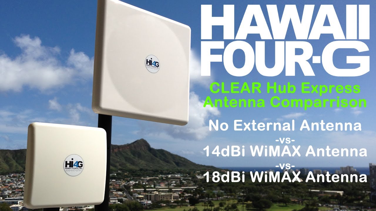 CLEAR Hub Express Antenna Comparison: No External Antenna -vs- Hi4G ...