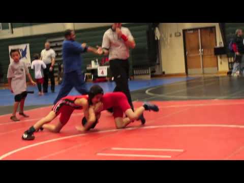 Dorian's 2nd folkstyle wrestling match - YouTube